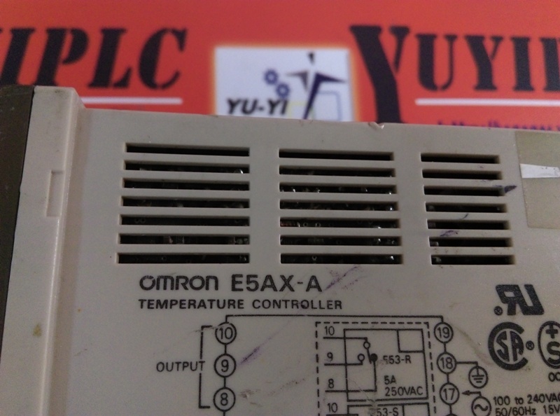 OMRON E5AX-A TEMPERATURE CONTROULLER - 裕益科技自動化設備可程式編碼器PLC分散式控制系統DCS